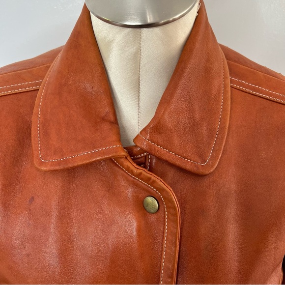 Kara George | Jackets & Coats | Kara George Vintage Leather Jacket Size ...